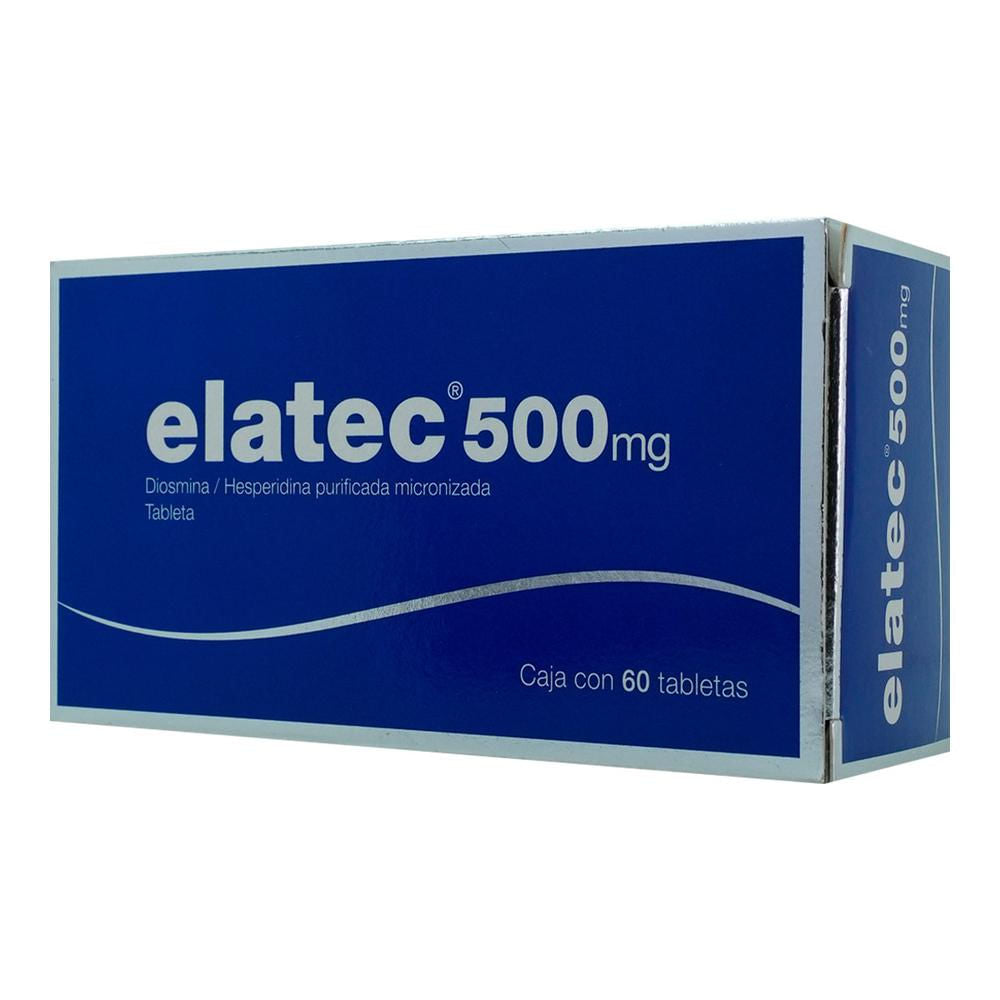 Elatec 500 Mg 60 Tabletas – Farmacia Coyoacán