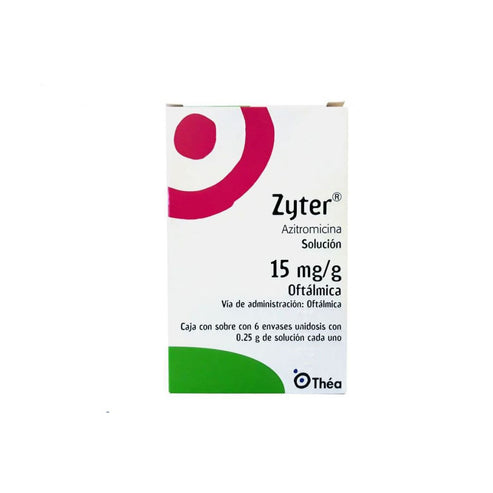 Zyter 15 Mg / G Solución Oftálmica Sobre 6 Unidosis – Farmacia Coyoacán