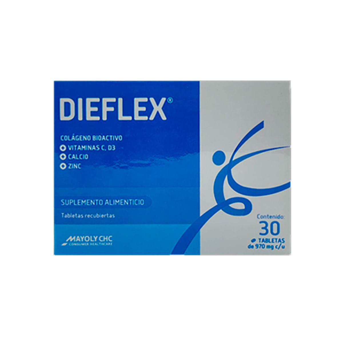 Dieflex Suplemento Alimenticio 30 Tabletas – Farmacia Coyoacán