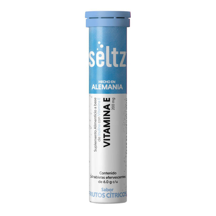Seltz Vitamina E Suplemento Alimenticio 14 Tabletas Efervescentes Cítr ...