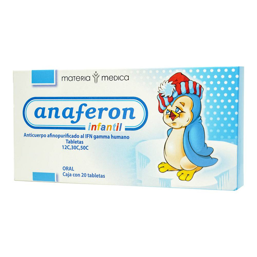 Anaferon Infantil 12/30/50C 20 Tabletas – Farmacia Coyoacán