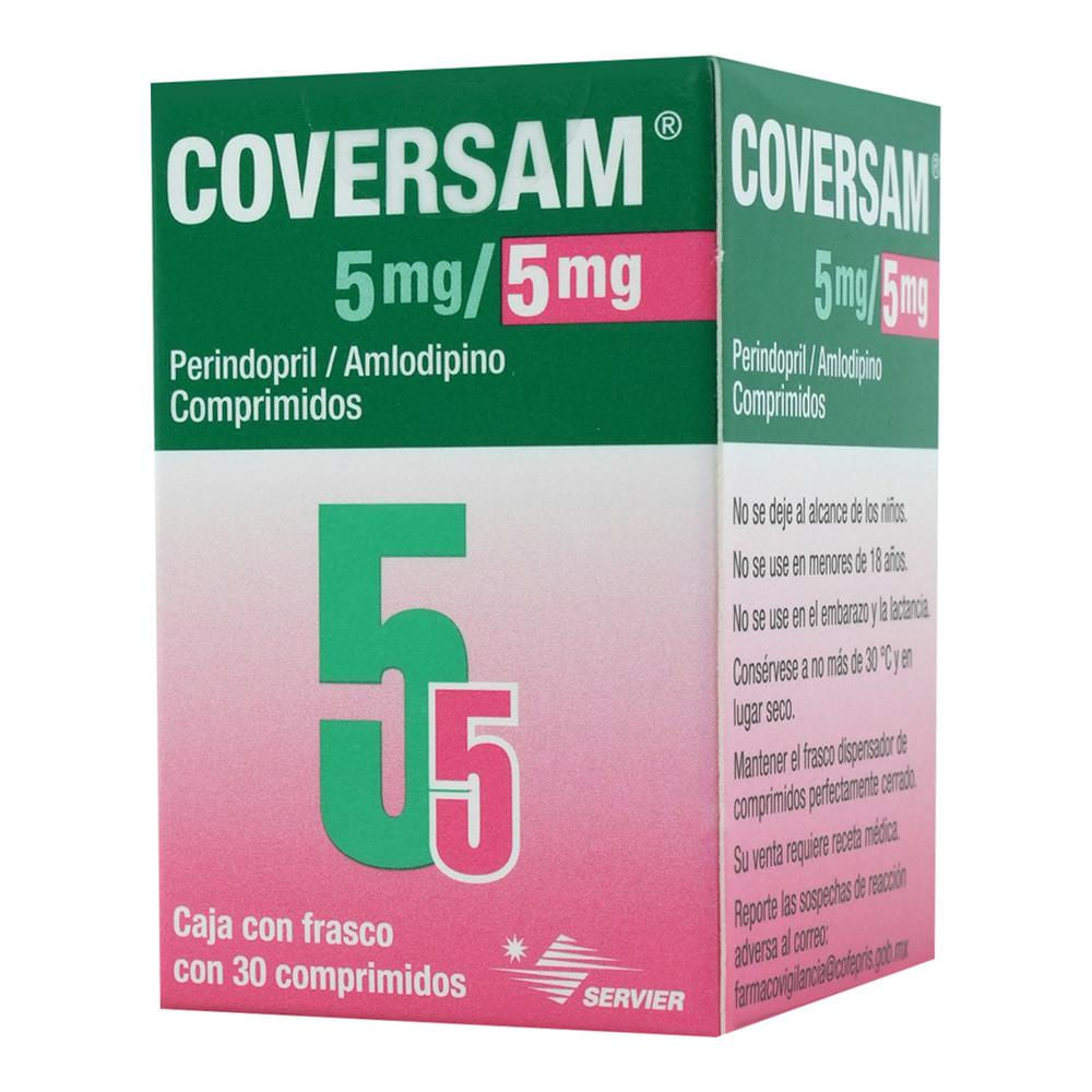Coversam 5/5 Mg 30 Comprimidos – Farmacia Coyoacán