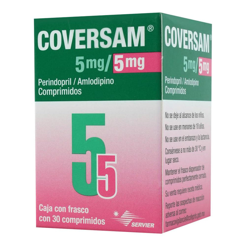 Coversam 5/5 Mg 30 Comprimidos – Farmacia Coyoacán