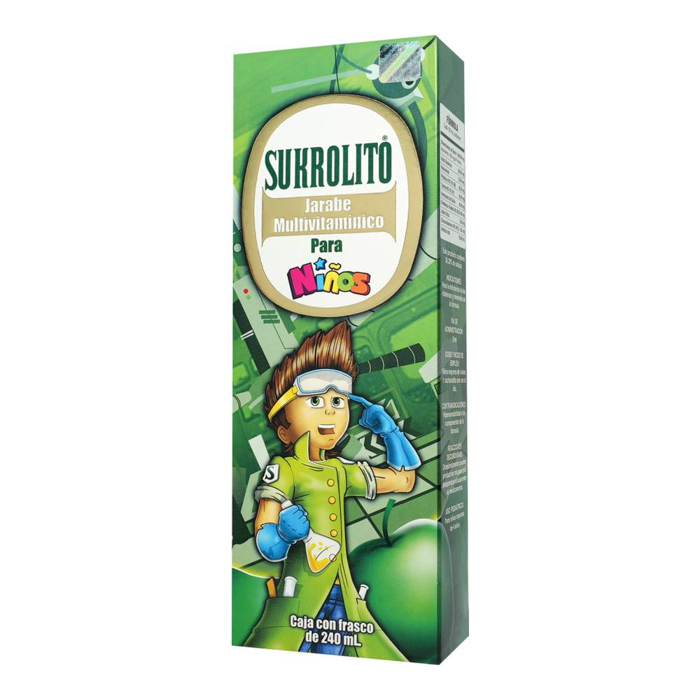 Sukrolito Jarabe Multivitamínico Con Vaso 240 Ml – Farmacia Coyoacán