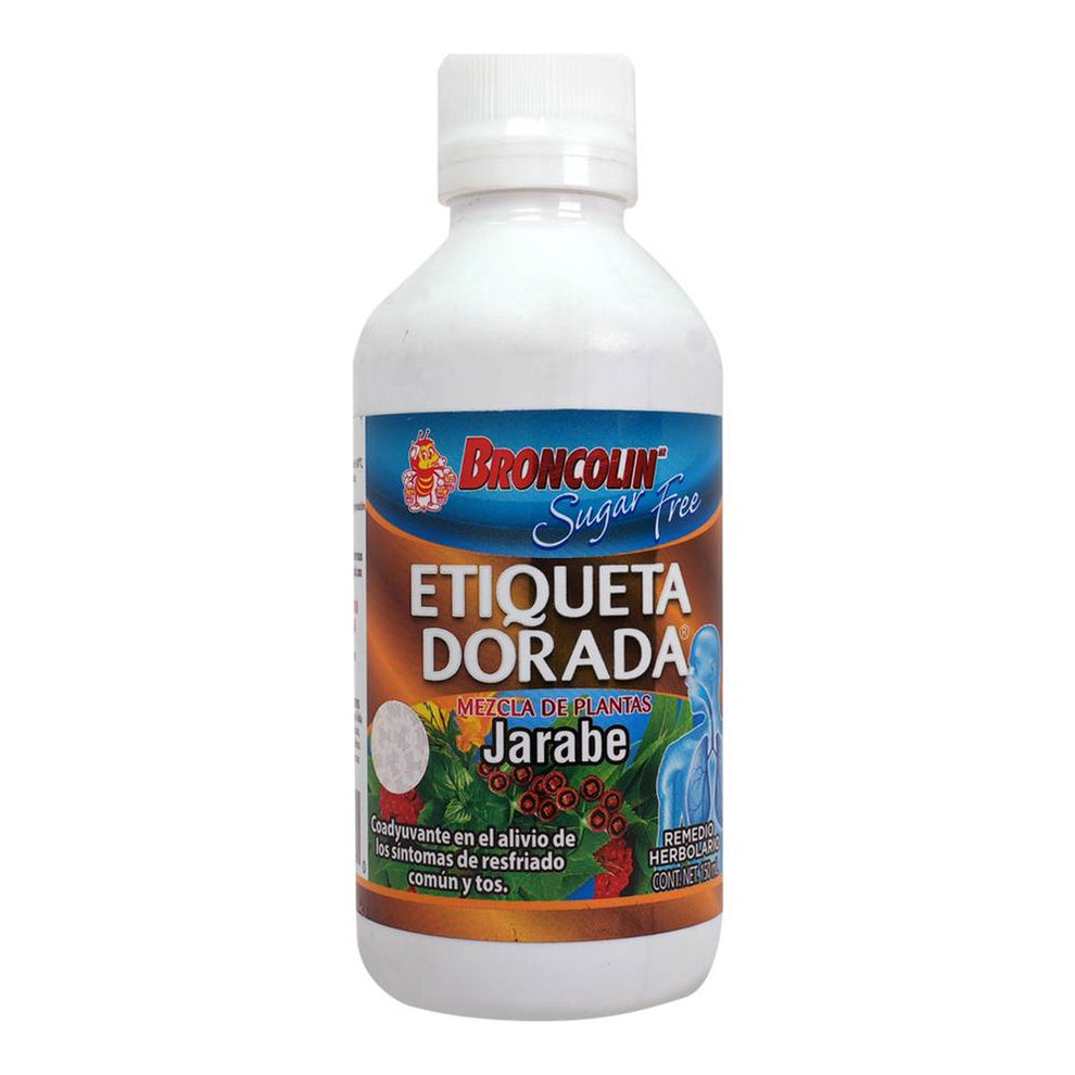 Broncolin Sugar Free Etiqueta Dorada Jarabe 150 Ml – Farmacia Coyoacán