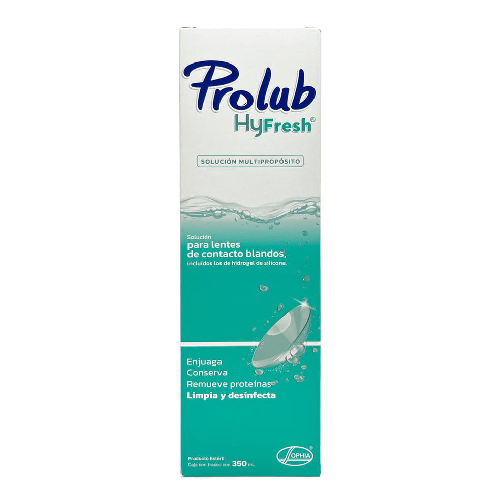 Prolub Hyfresh Solución Para Lentes De Contacto Frasco Con 350 ml ...