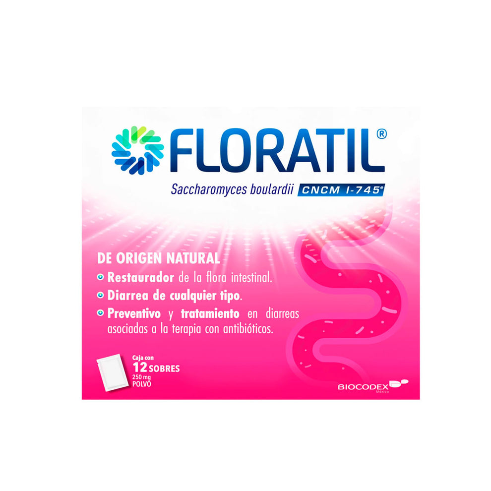 Floratil 250 Mg Polvo 12 Sobres – Farmacia Coyoacán