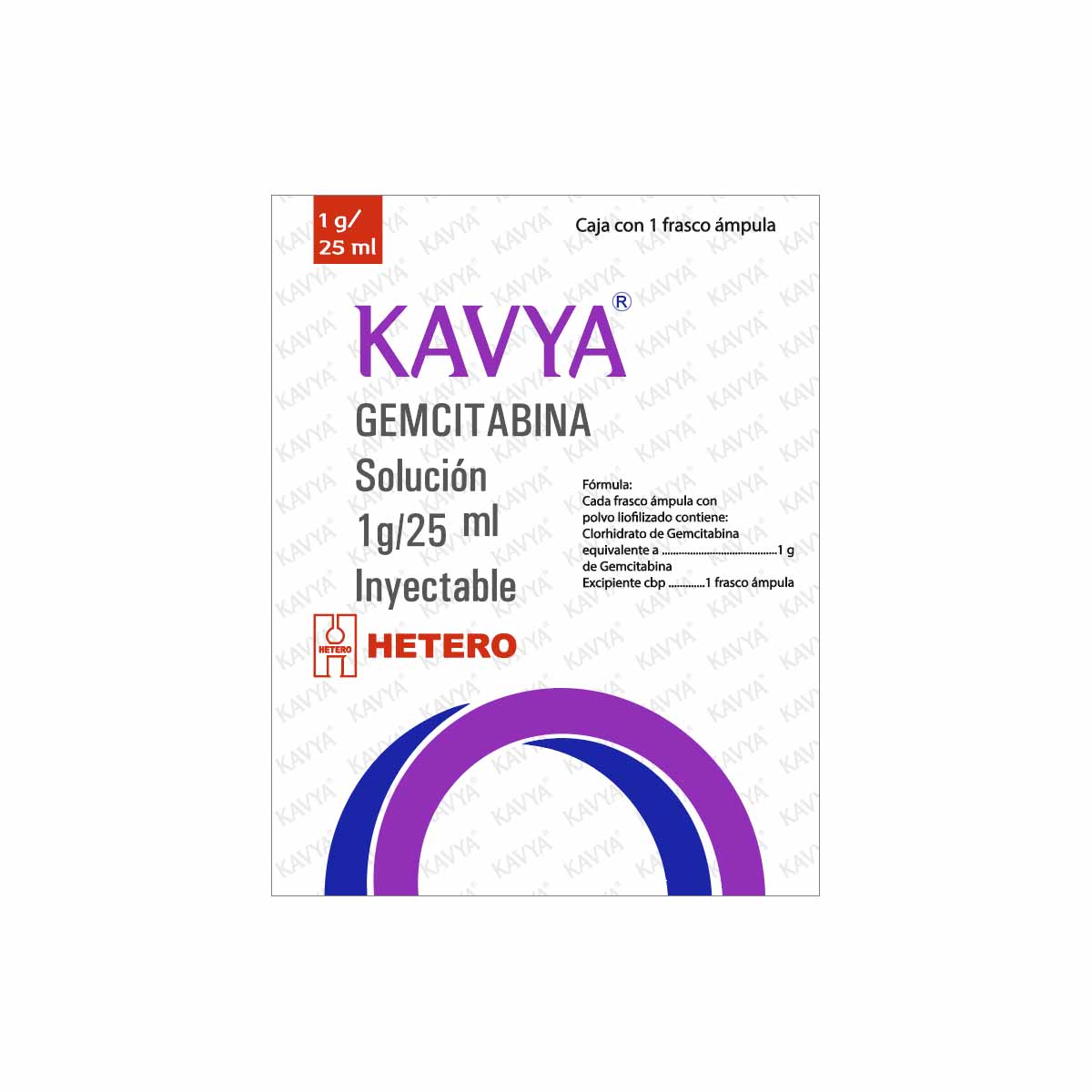 Kavya 1 G/25 Ml Solución Inyectable Frasco Ámpula – Farmacia Coyoacán