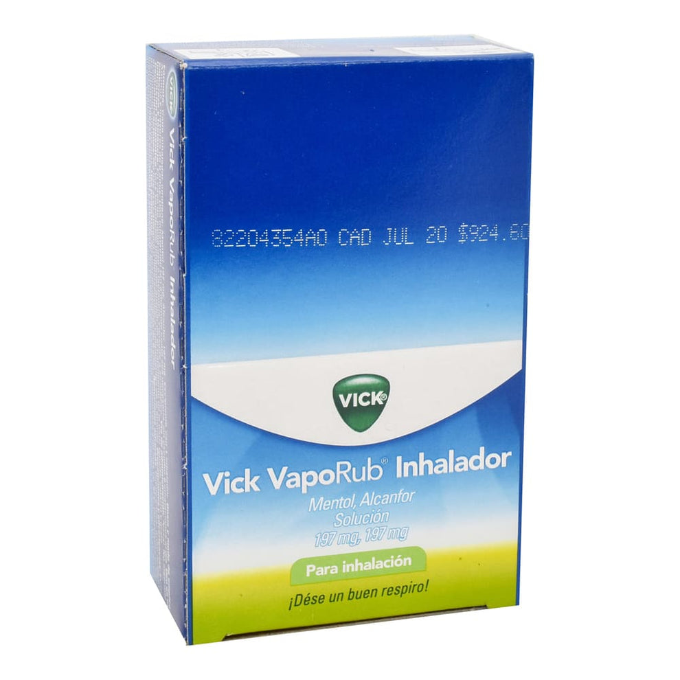 Vick VapoRub Inhalador Solución 12 Piezas – Farmacia Coyoacán