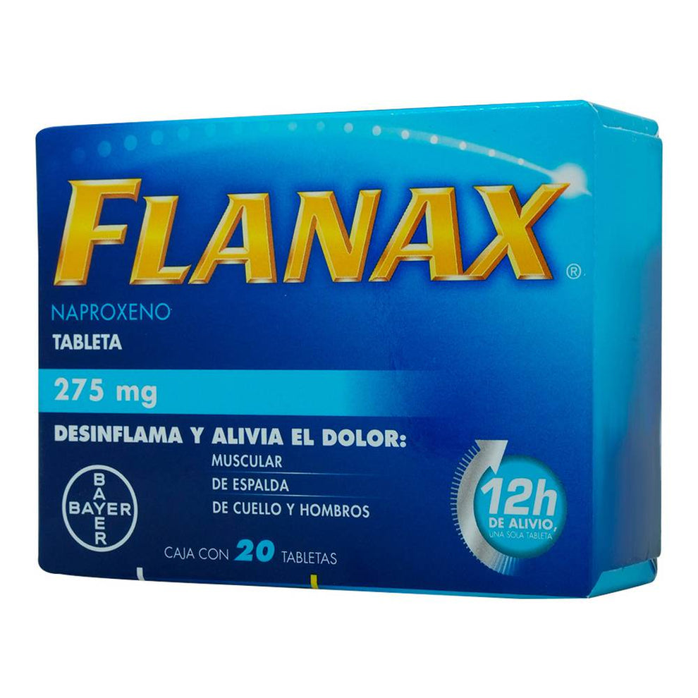 Flanax 275 Mg 20 Tabletas – Farmacia Coyoacán