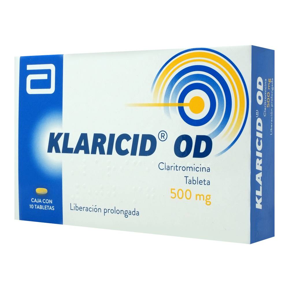 Klaricid Od 500 Mg 10 Tabletas – Farmacia Coyoacán