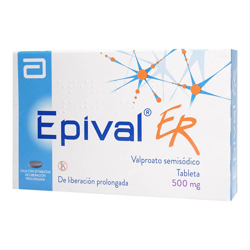 Epival Er 500 Mg 30 Tabletas – Farmacia Coyoacán