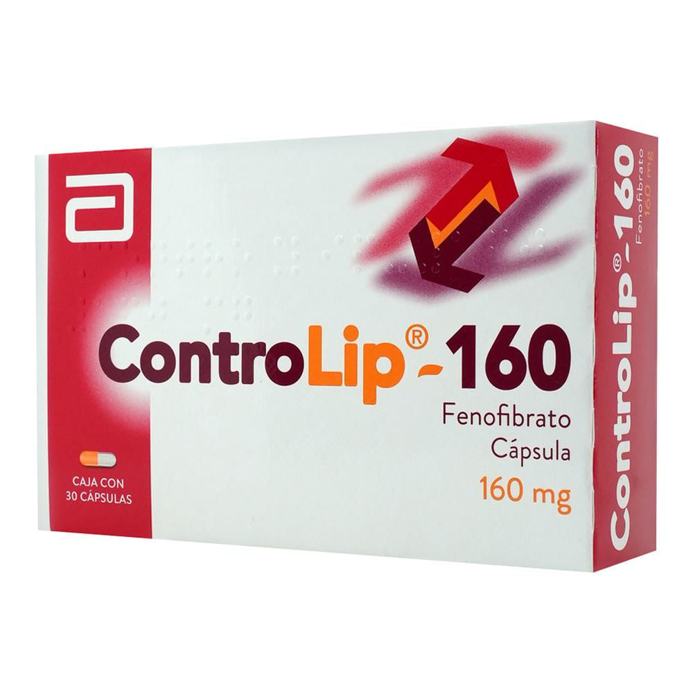 Controlip 160 Mg 30 Cápsulas – Farmacia Coyoacán