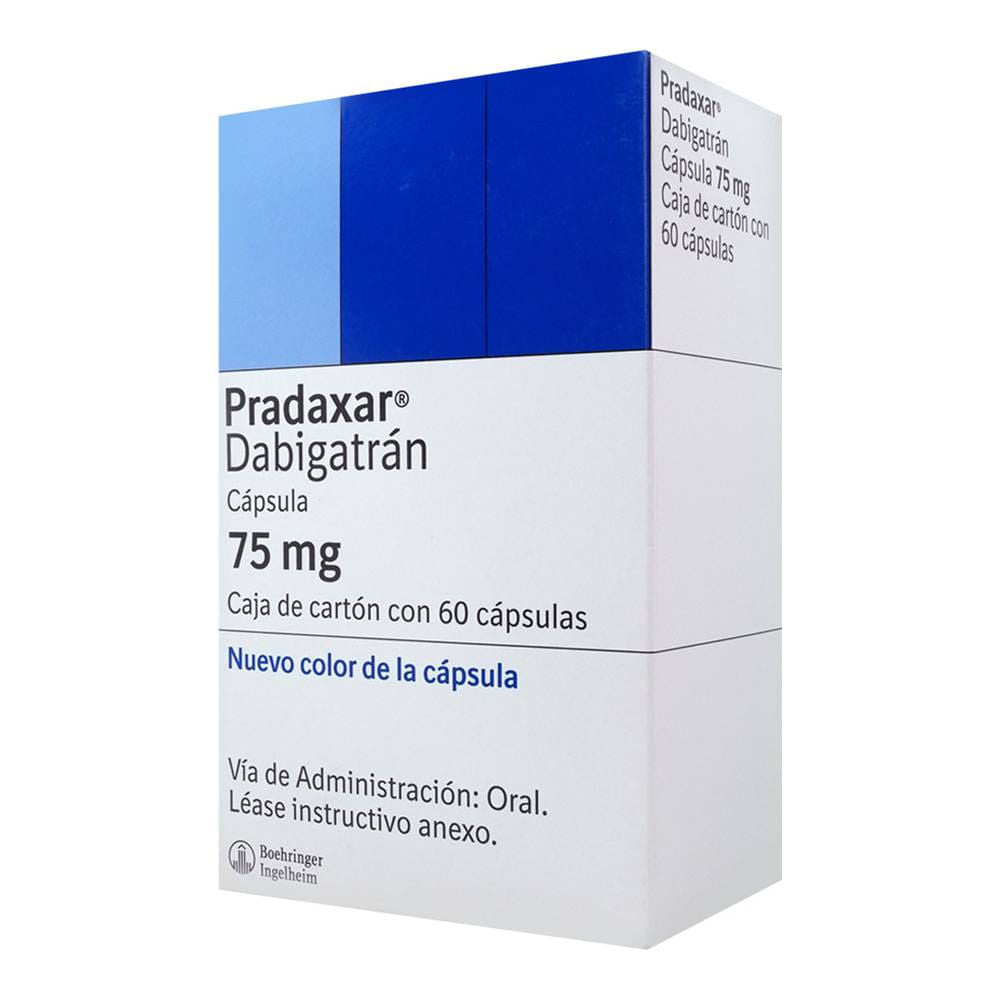 Pradaxar 75 Mg 60 Cápsulas – Farmacia Coyoacán
