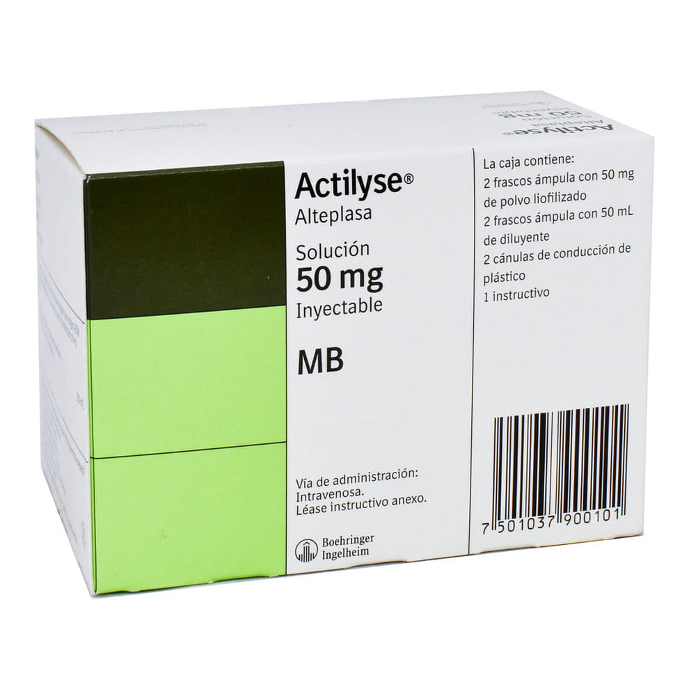 Actilyse 50 Mg 2 Frascos Ámpula 50 Ml – Farmacia Coyoacán