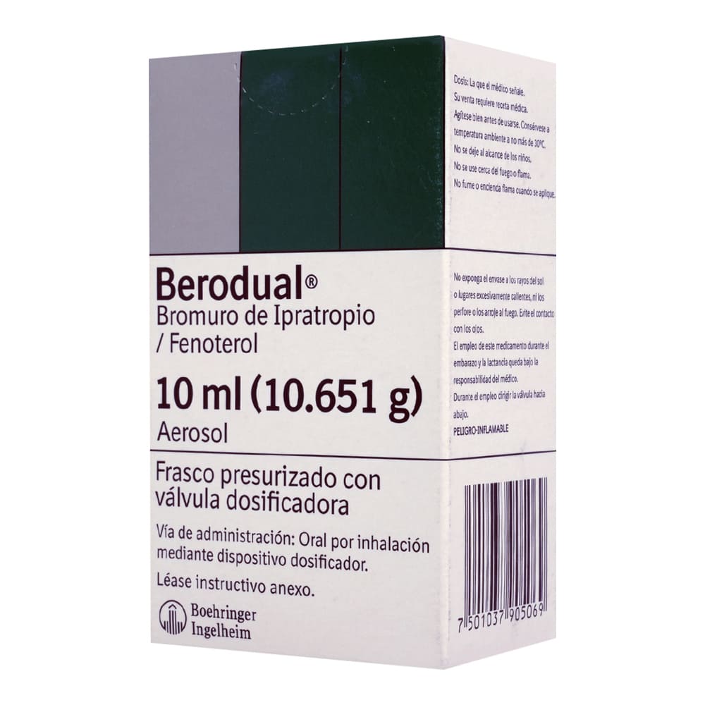 Berodual 14 G Suspensión Aerosol 10 Ml – Farmacia Coyoacán