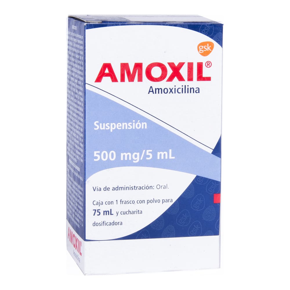 Amoxil 500 Mg Suspensión 75 Ml – Farmacia Coyoacán