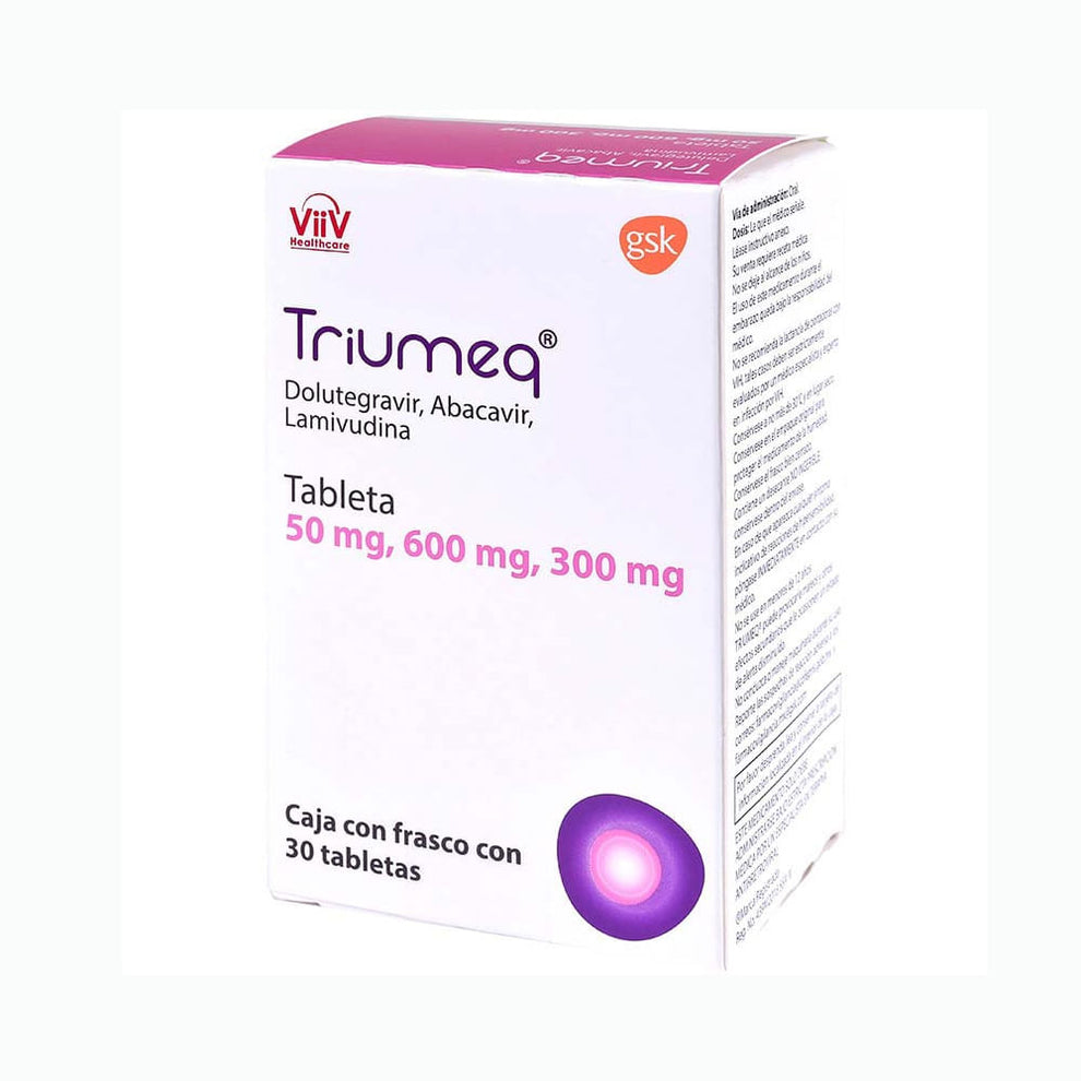 Triumeq 50 / 600 / 300 Mg 30 Tabletas – Farmacia Coyoacán