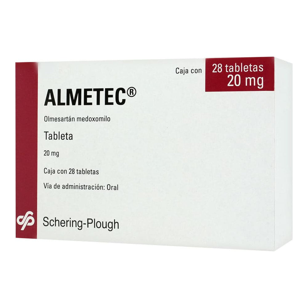 Almetec 20 Mg 28 Tabletas – Farmacia Coyoacán