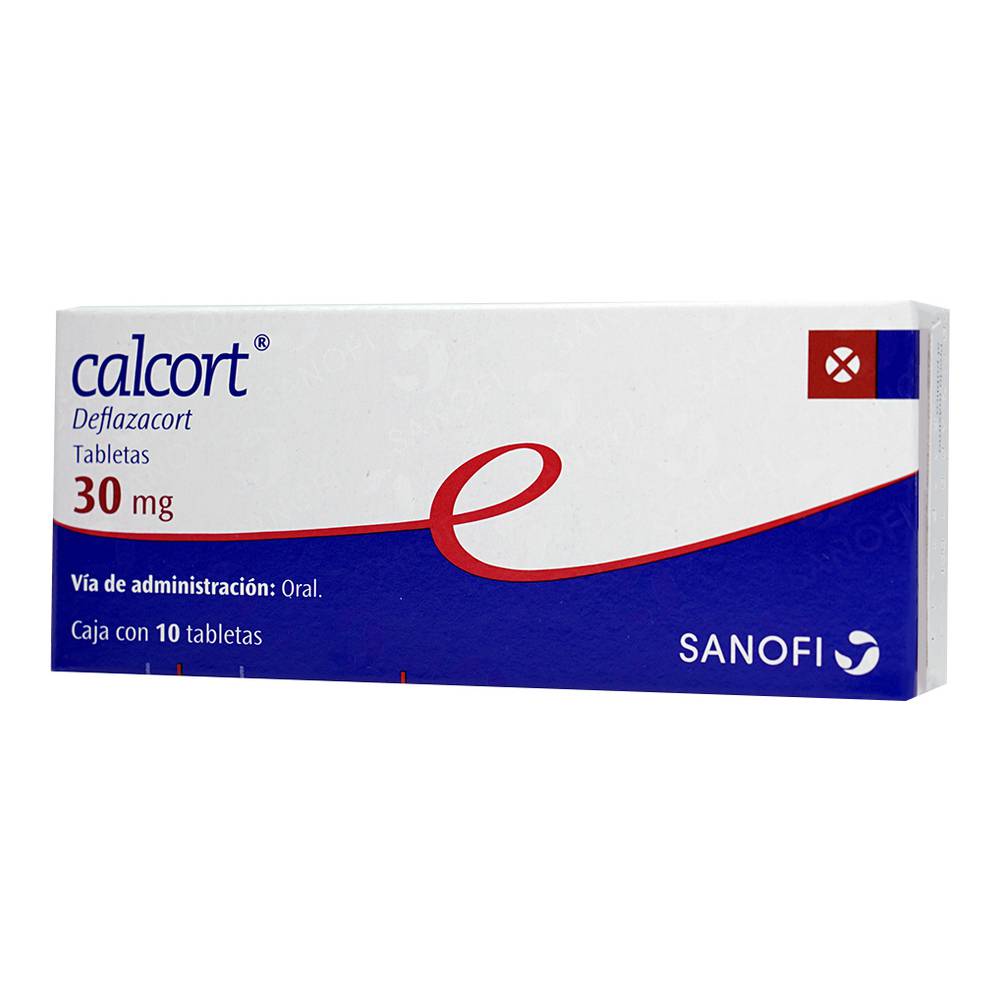 Calcort 30 Mg 10 Tabletas – Farmacia Coyoacán