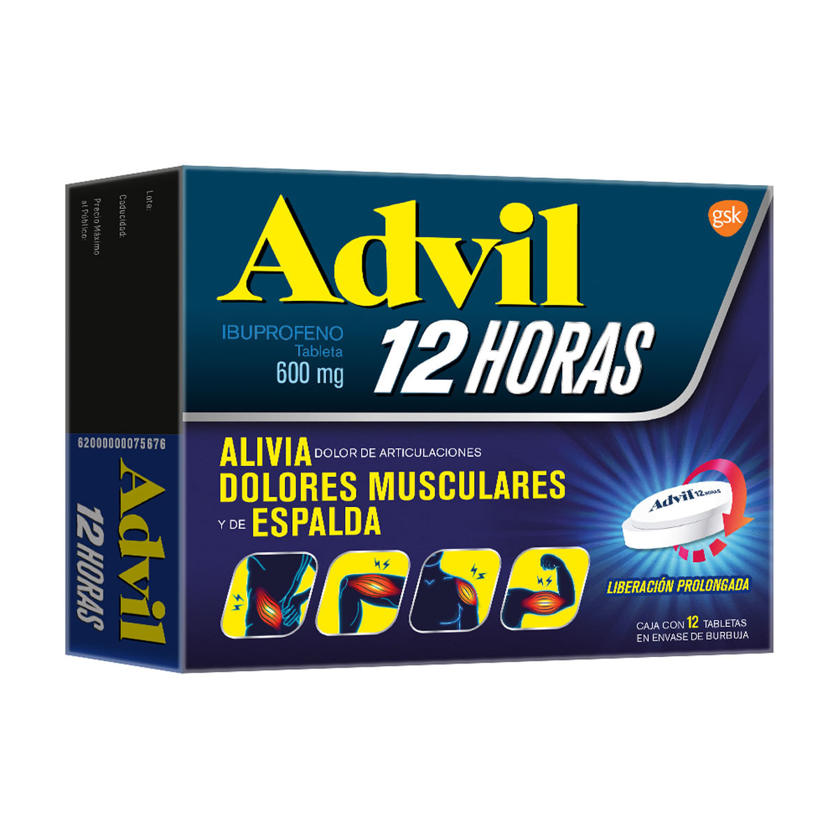 Advil 12H 600 Mg 12 Tabletas – Farmacia Coyoacán