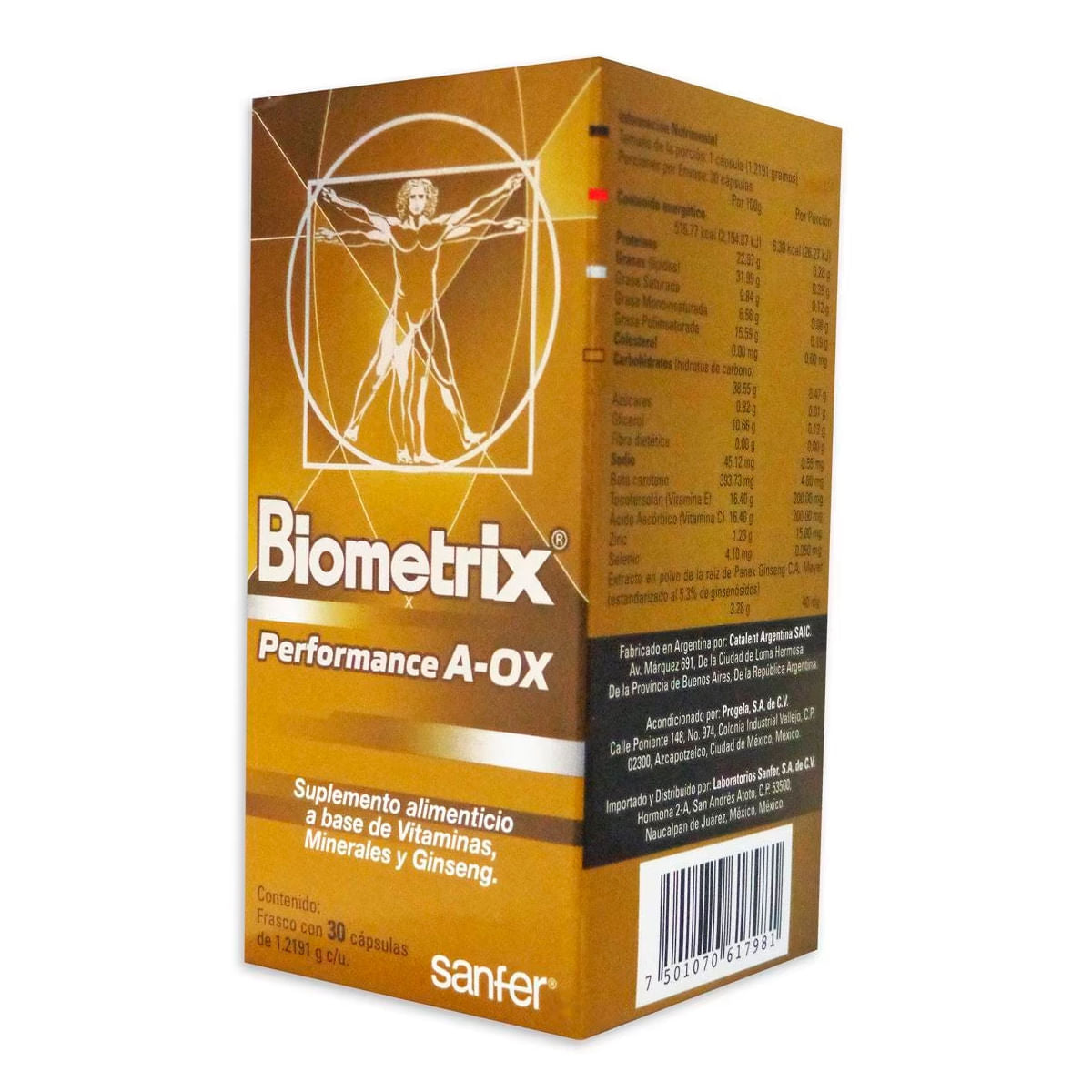 Biometrix Perf A-0X Suplemento Alimenticio 30 Cápsulas – Farmacia Coyoacán