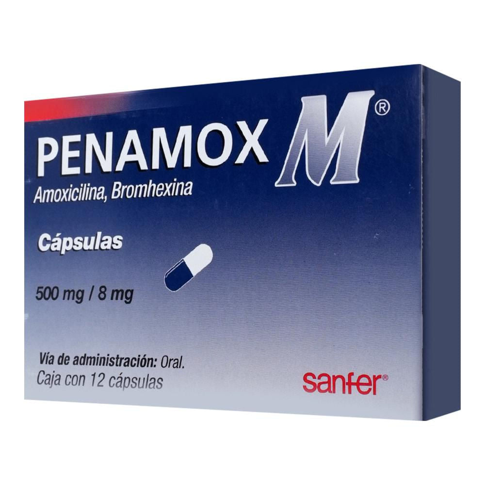 Penamox M 500 Mg 12 Tabletas – Farmacia Coyoacán
