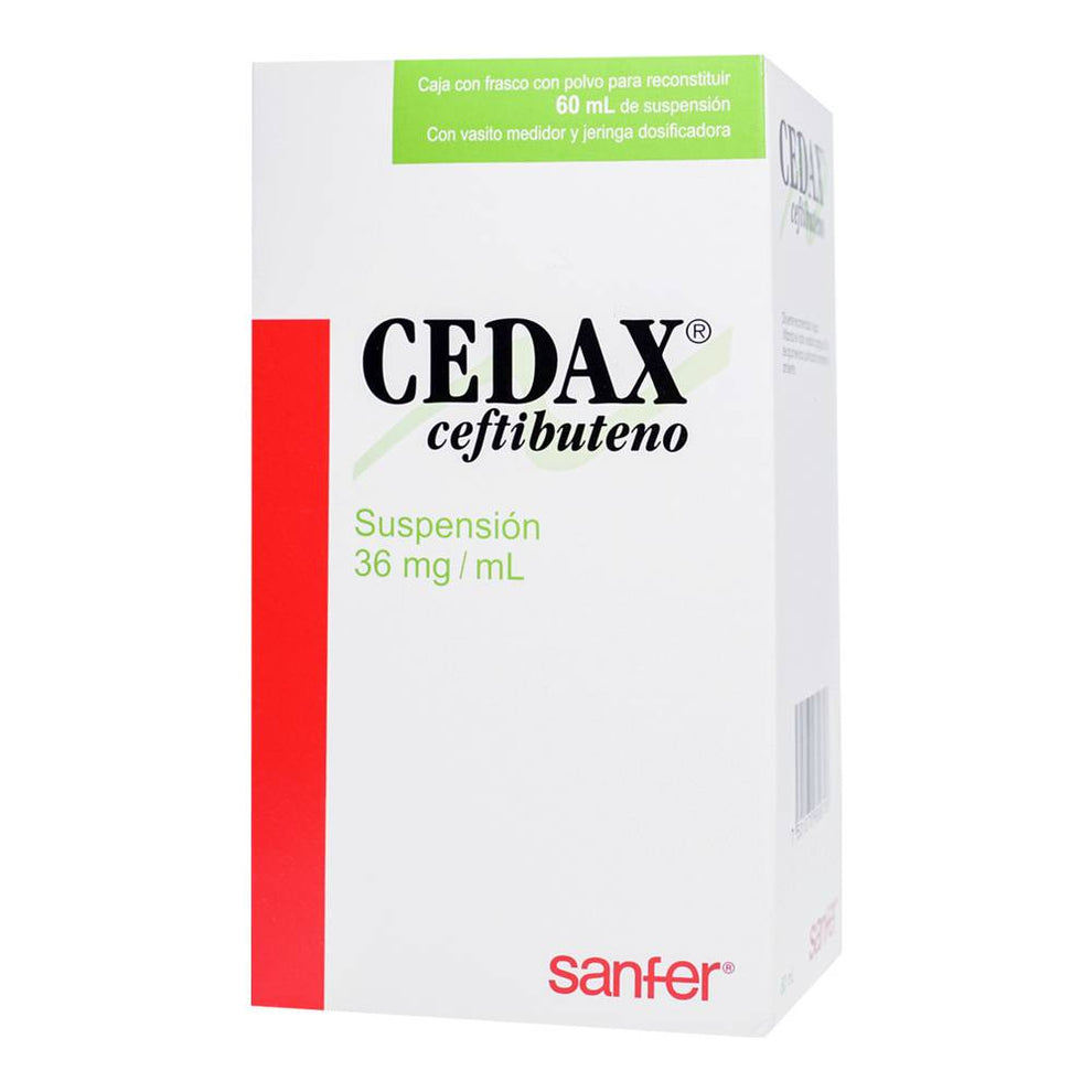 Cedax 36 Mg/Ml Frasco Polvo Suspensión 60 Ml – Farmacia Coyoacán
