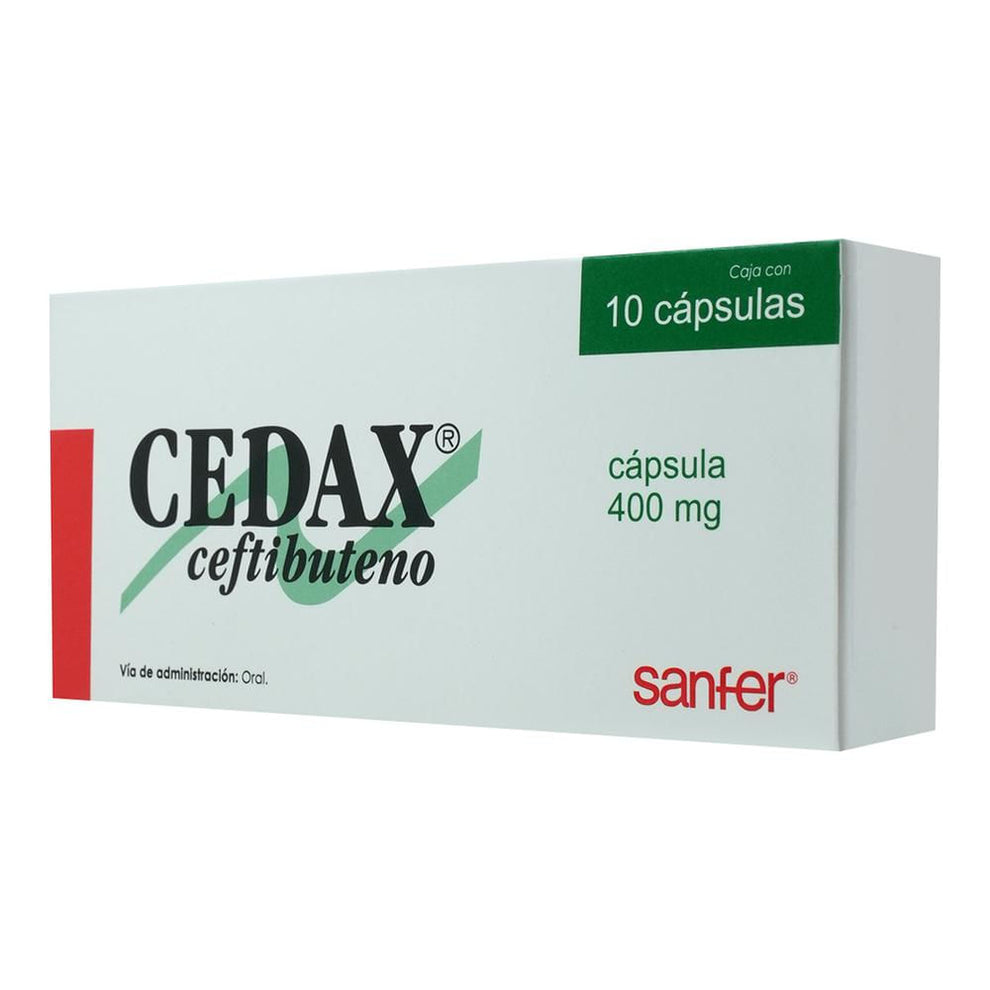 Cedax 400 Mg 10 Cápsulas – Farmacia Coyoacán