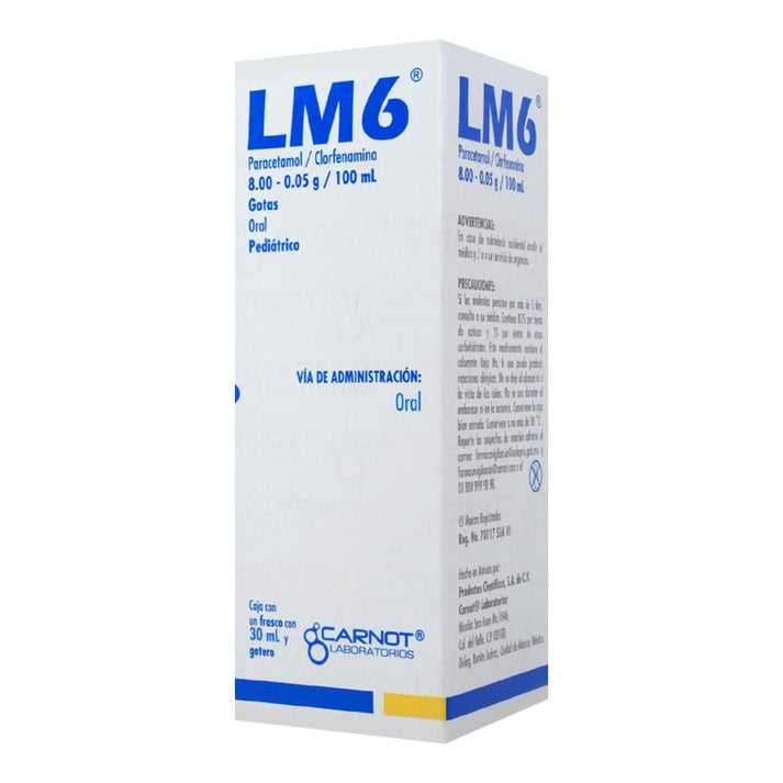 LM6 Pediátrico 8.00 0.05 G/100 Ml Gotas 30 Ml – Farmacia Coyoacán