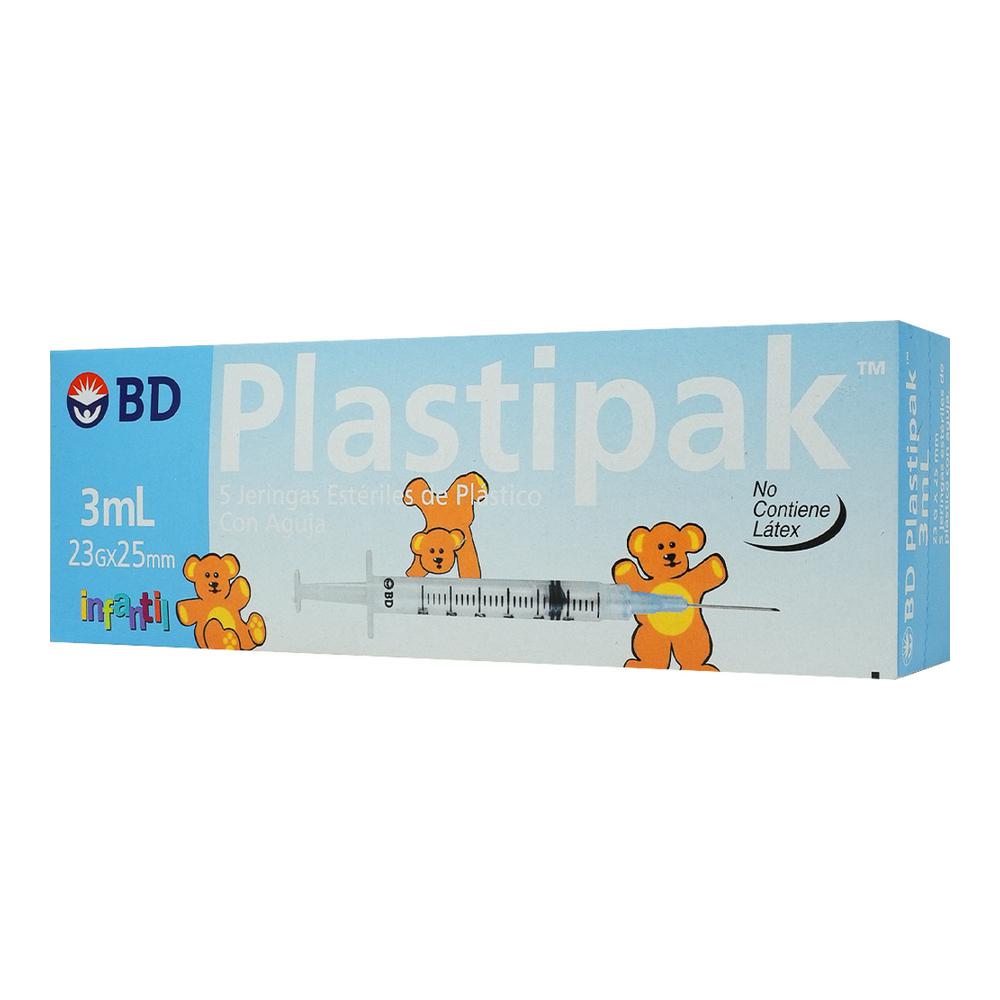 Jeringa Desechable BD 3 Ml 23 G X 32 Mm 5 Piezas – Farmacia Coyoacán