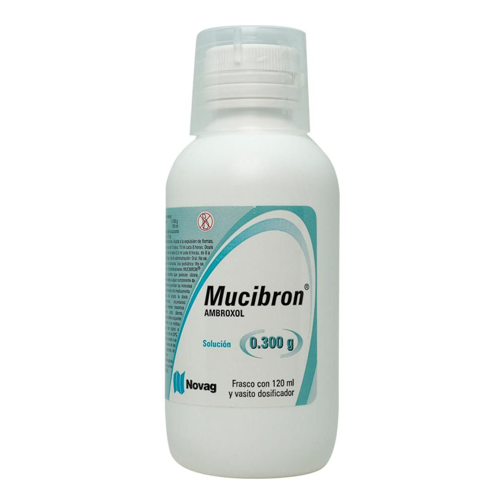 Mucibron Ambroxol 300 Mg/100 Ml Solución 120 Ml Genérico Novag Inf ...