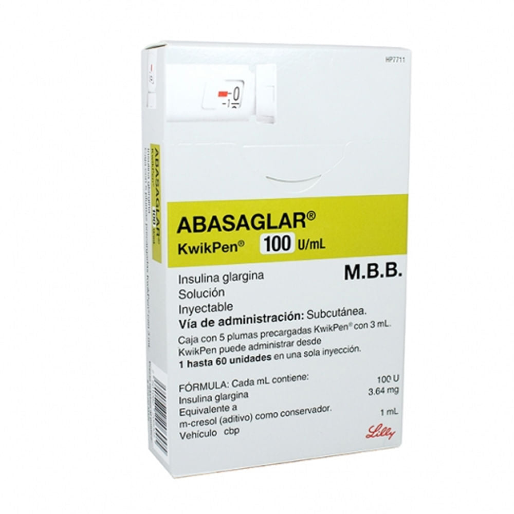 Abasaglar 100U Solución Inyectable 5 Plumas 3 Ml – Farmacia Coyoacán