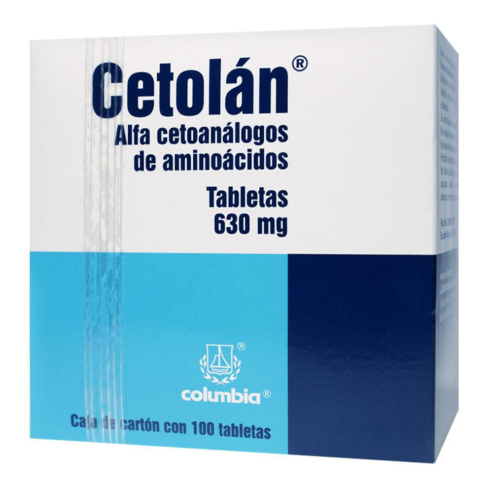 Cetolán 630 Mg 100 Tabletas – Farmacia Coyoacán
