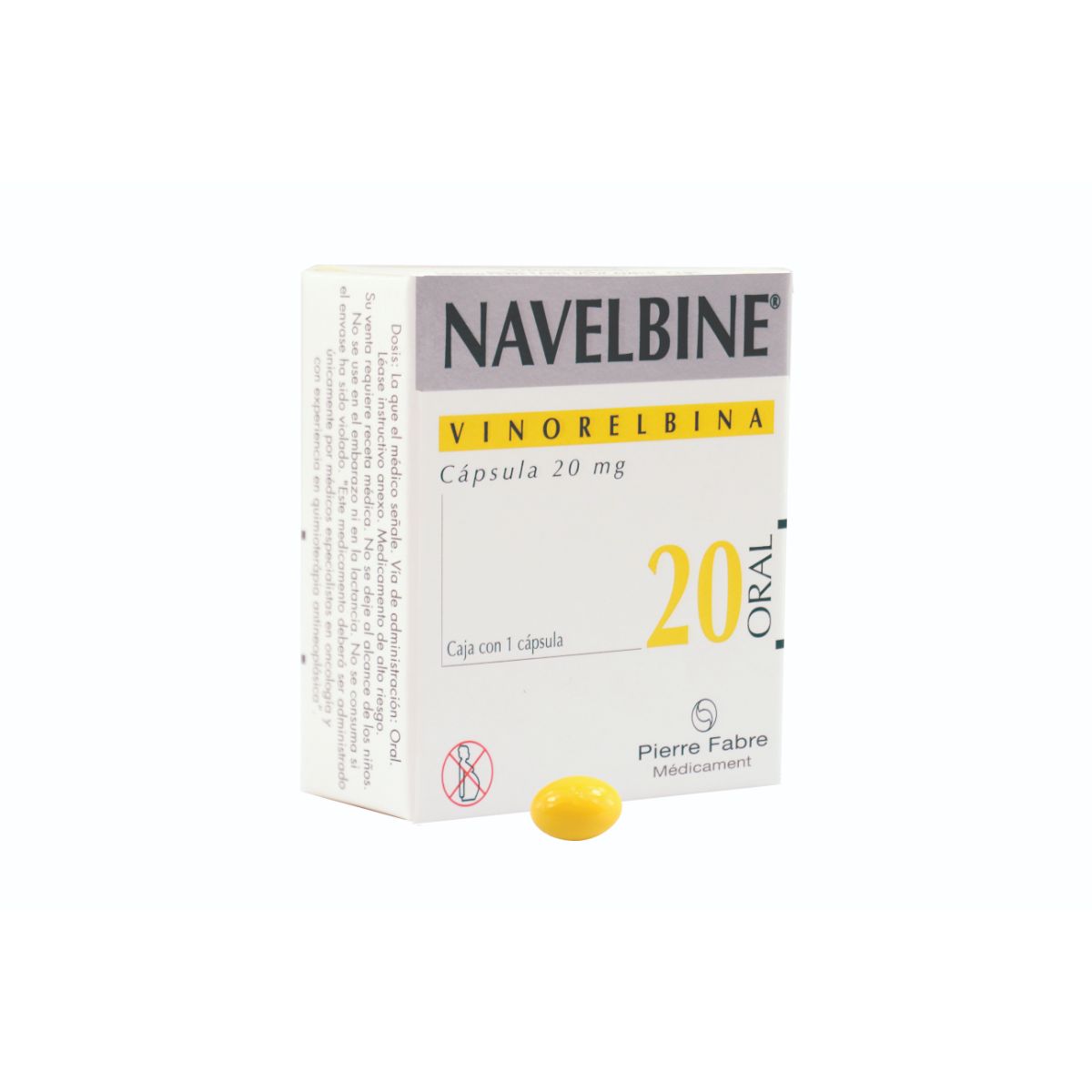 Navelbine 20 Mg 1 Cápsula – Farmacia Coyoacán