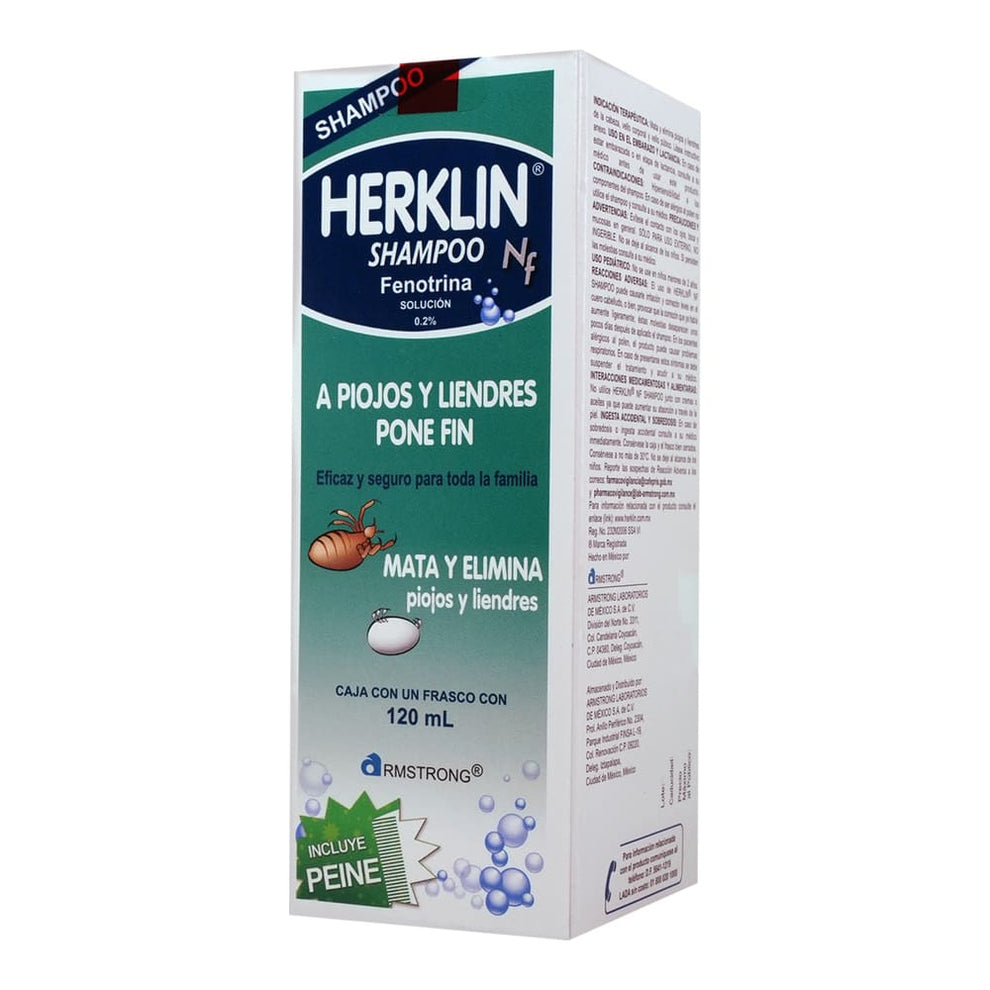Herklin Shampoo 120 Ml – Farmacia Coyoacán