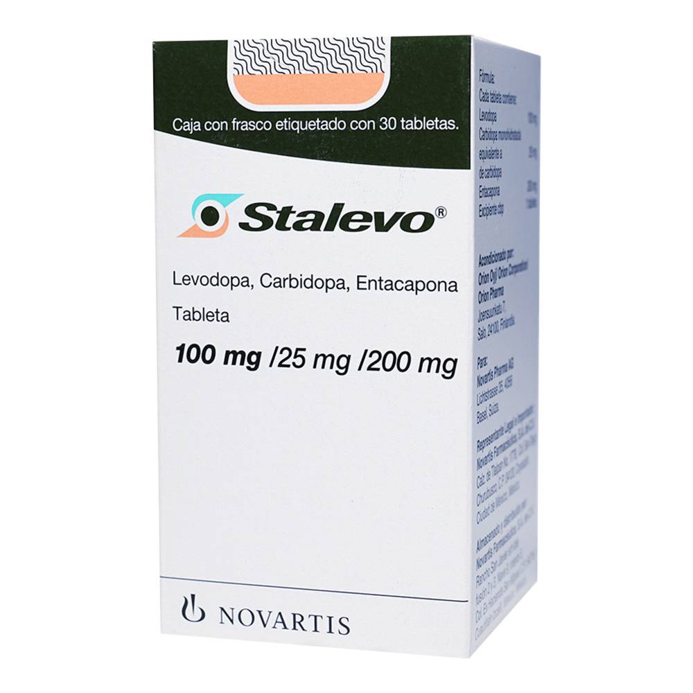 Stalevo 100/25/200 Mg 30 Tabletas – Farmacia Coyoacán