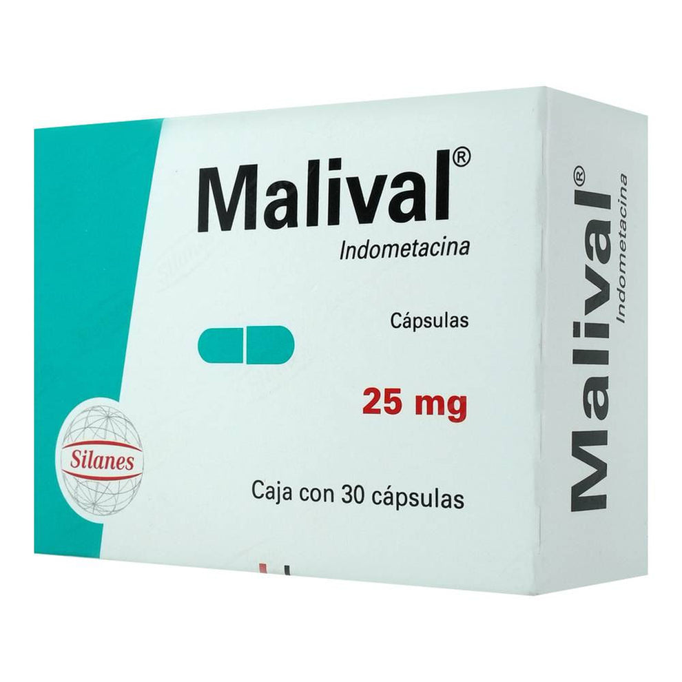 Malival 25 Mg 30 Cápsulas – Farmacia Coyoacán