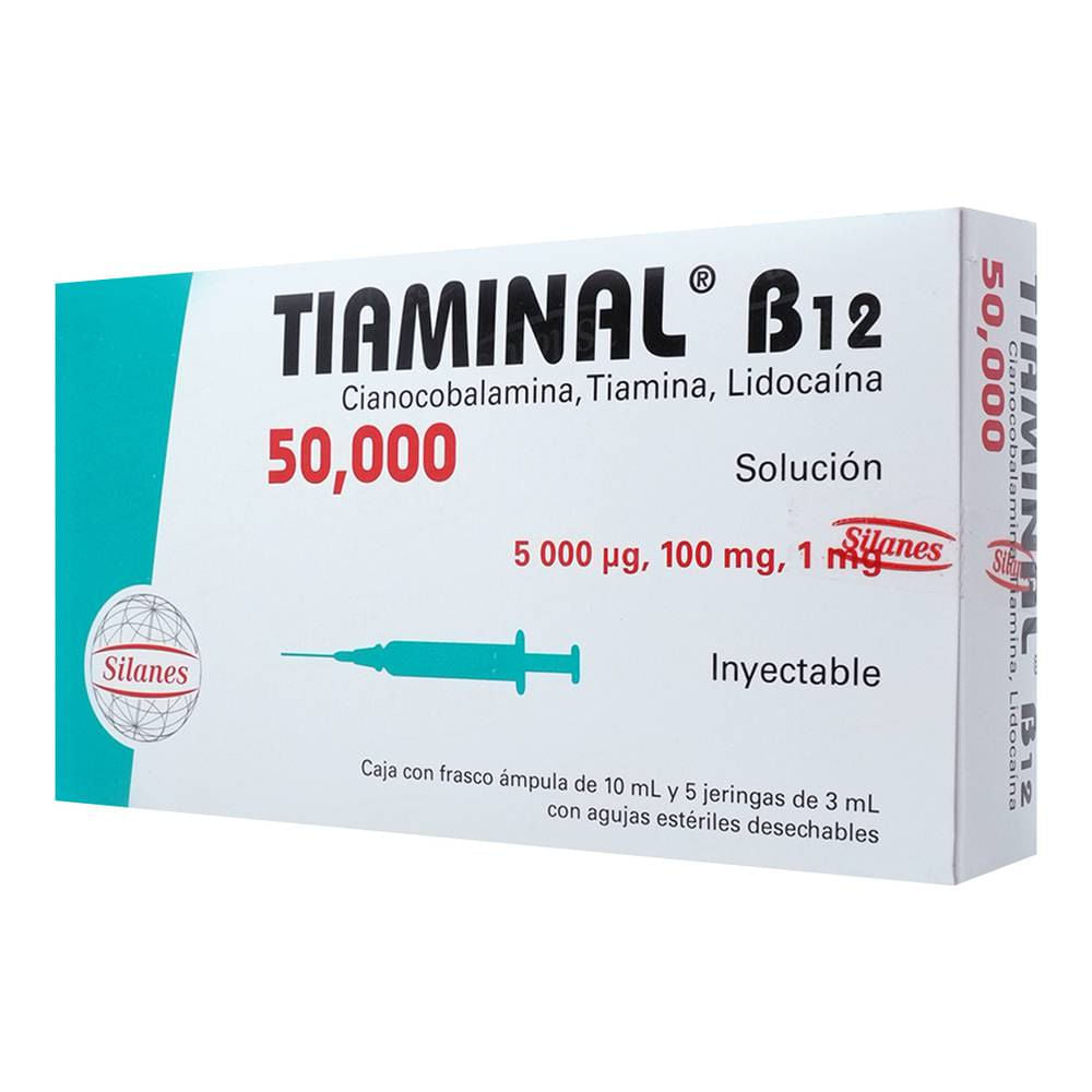 Tiaminal-B12 50000U 5 Jeringas 3 Ml – Farmacia Coyoacán
