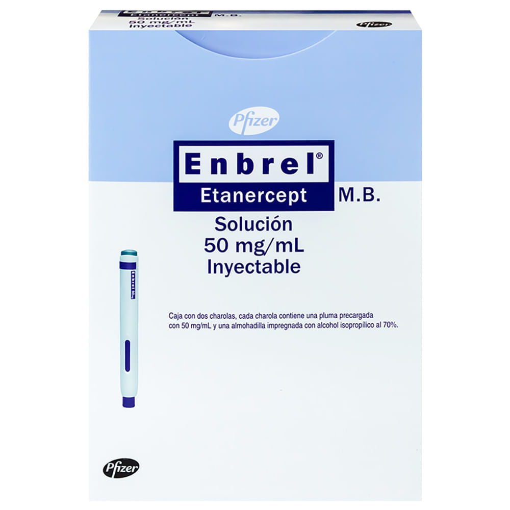 Enbrel 50 Mg Solución Inyectable 2 Plumas Prellenadas – Farmacia Coyoacán