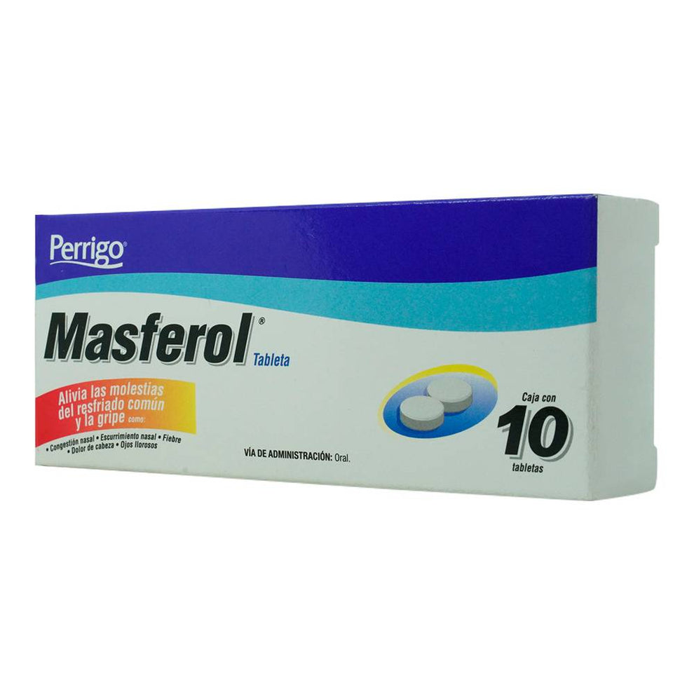 Masferol 500 Mg 10 Tabletas – Farmacia Coyoacán