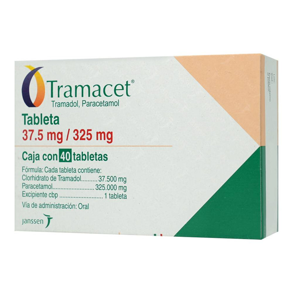 Tramacet 37.5/325 Mg 40 Tabletas – Farmacia Coyoacán