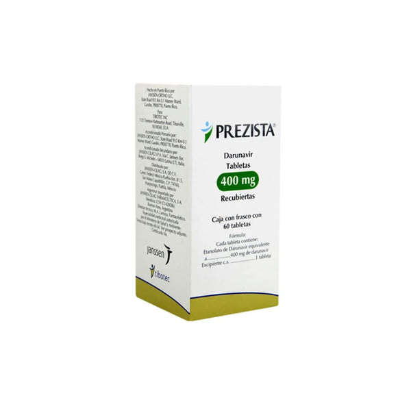 Prezista 400 Mg Frasco 60 Tabletas – Farmacia Coyoacán