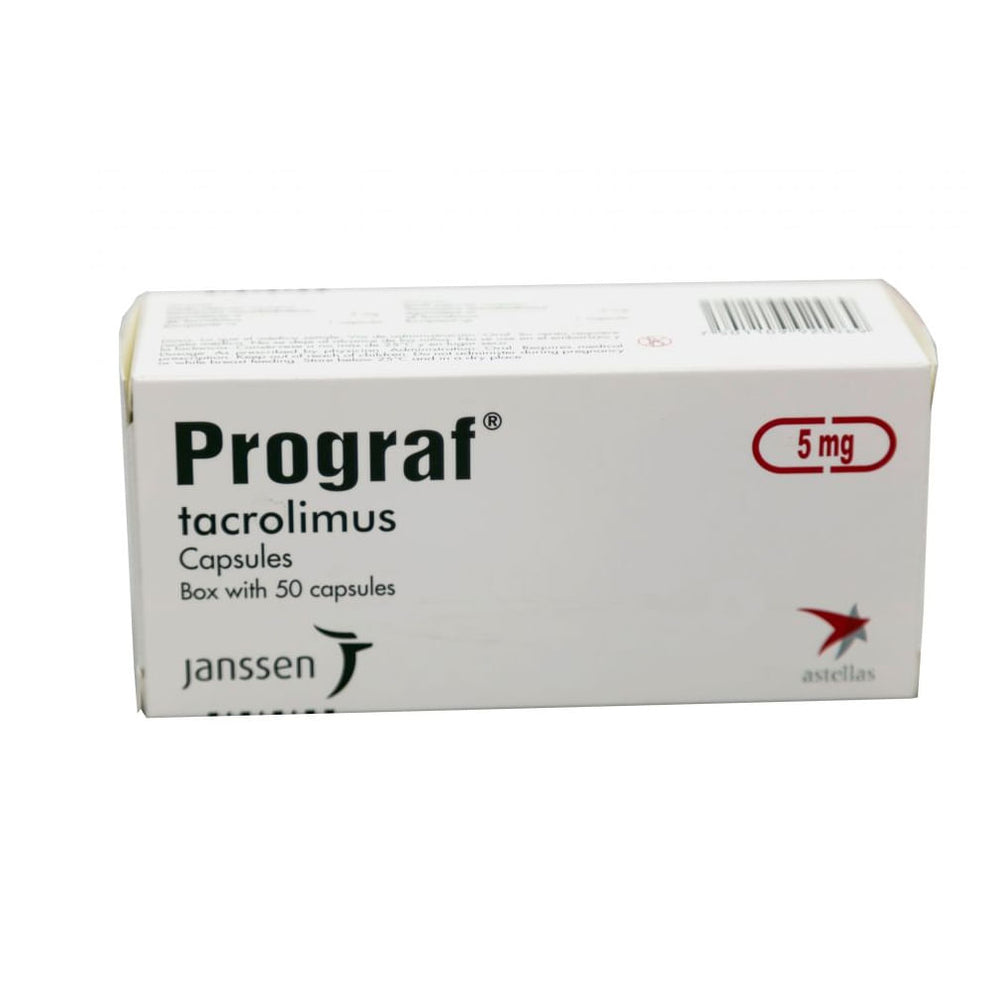 Prograf 5 Mg 50 Cápsulas – Farmacia Coyoacán