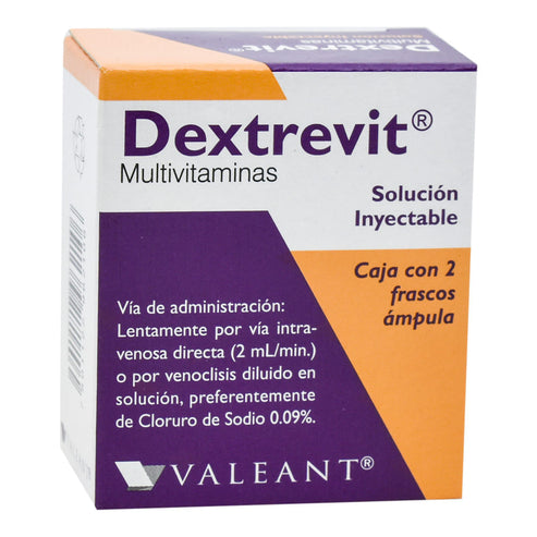 Dextrevit Solución Inyectable 2 Frascos Ámpula 10 Ml – Farmacia Coyoacán