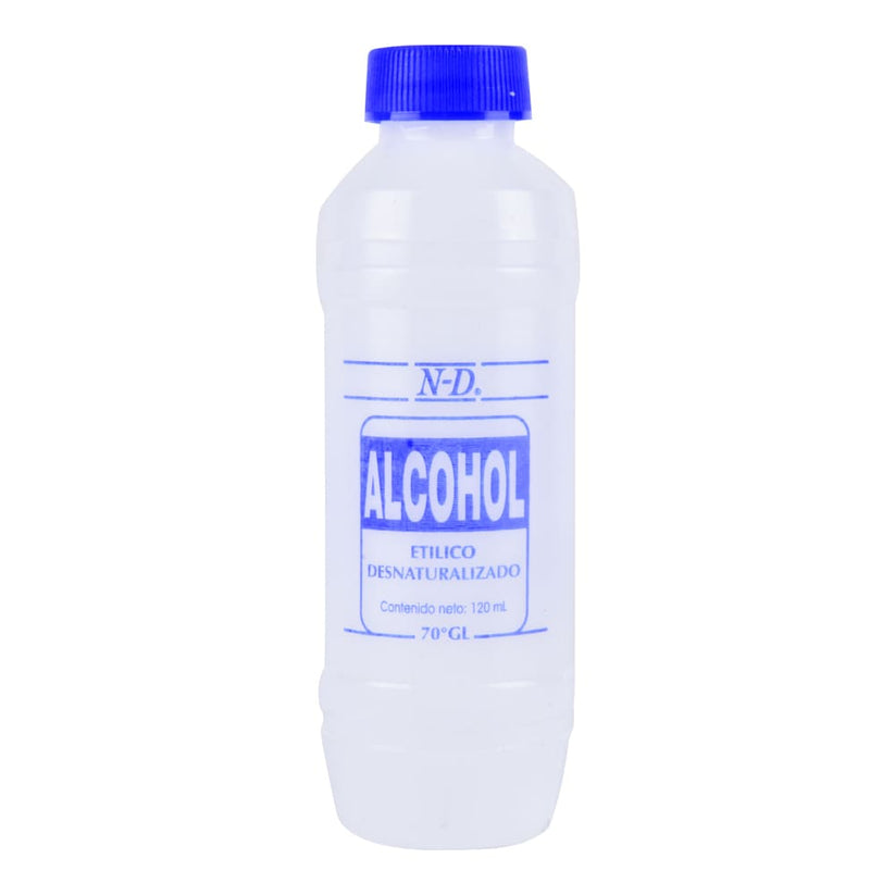 Alcohol ND Azul 120 Ml – Farmacia Coyoacán