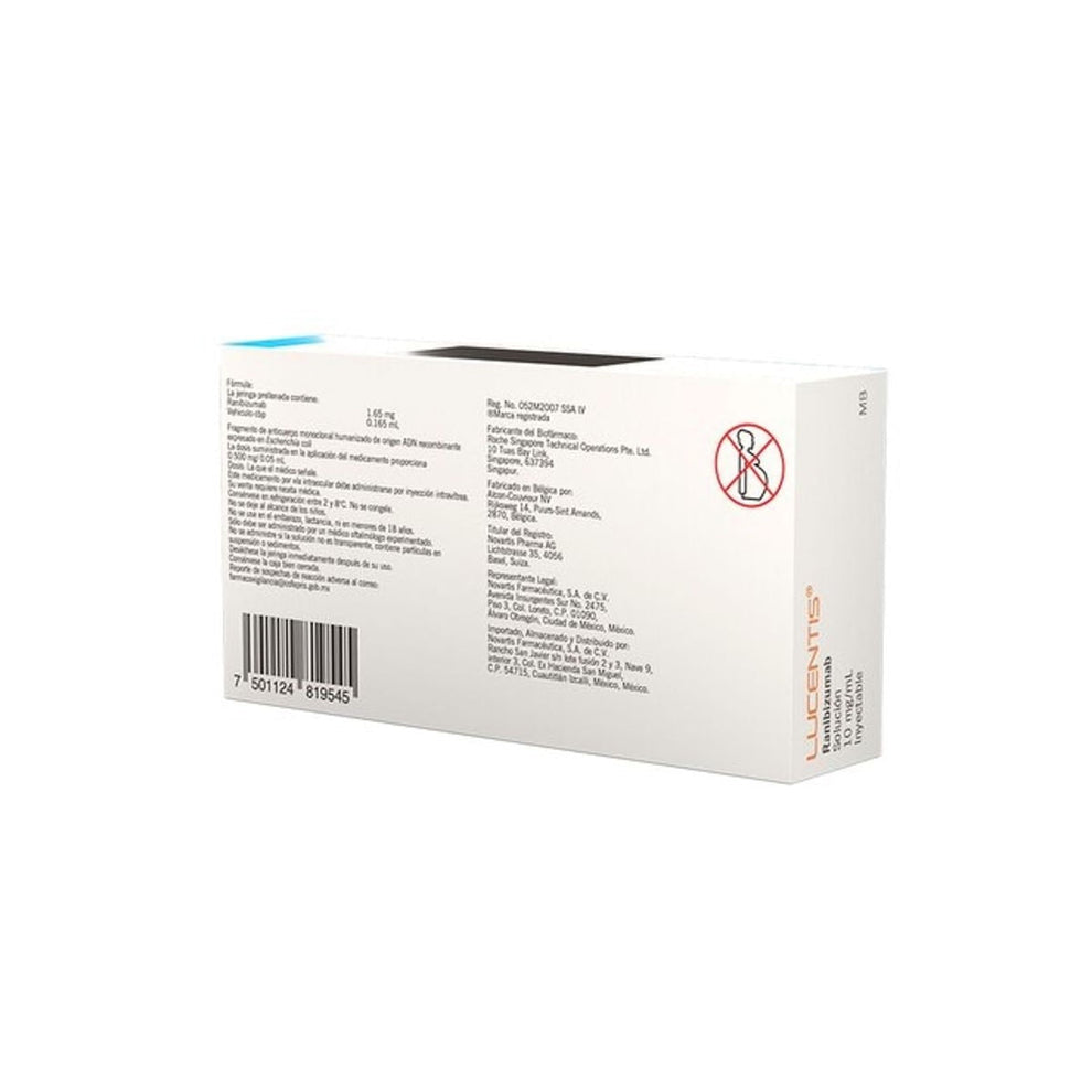 Lucentis Ranibizumab 10 Mg/Ml Solución Inyectable Caja Con Una Jeringa ...