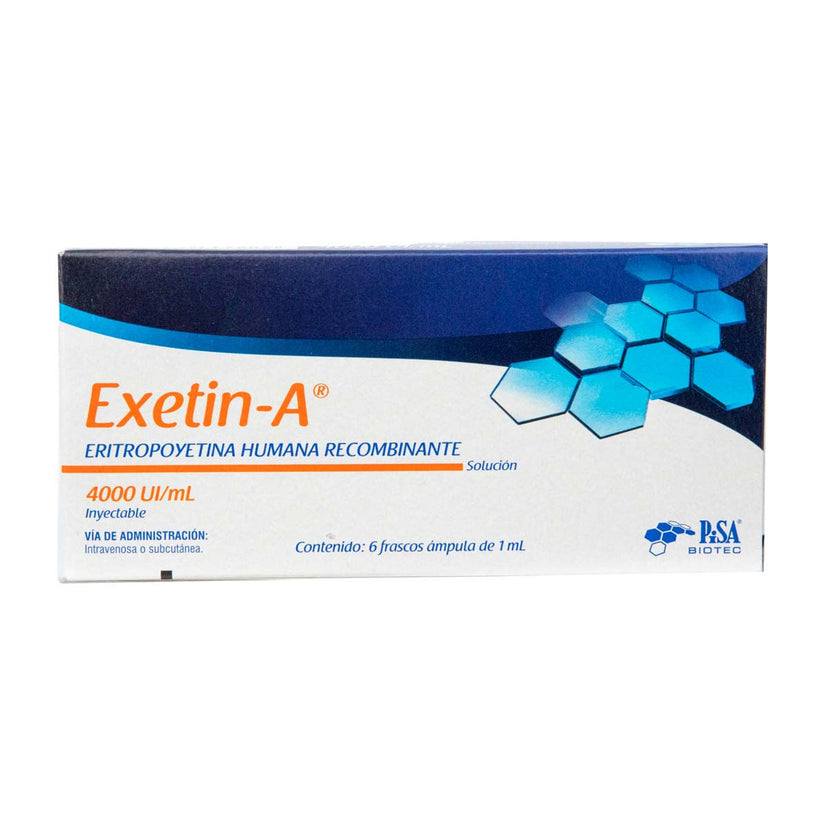 Exetin-A Pisa Eritropoyetina Humana Recombinante Solución 4000 UI/ml C ...