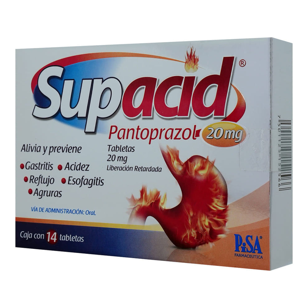 Supacid 20 Mg 14 Tabletas – Farmacia Coyoacán