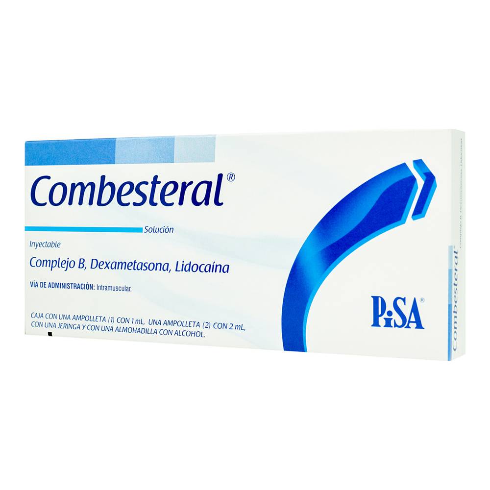 Combesteral Solución Inyectable 1 Ampolleta 1 Ml Y 1 Ampolleta 2 Ml ...
